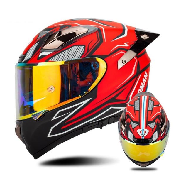 Quality Motorcycle Motocross Motorbike Helmets OEM Style Double Lens Helmet for Men and for sale