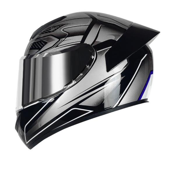 Quality Men's Winter Thermal Battery Motorcycle Helmet with Bluetooth Headphone Slot 3c for sale