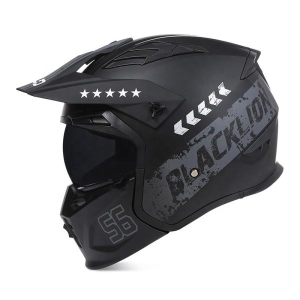 Quality BLD-163-1 ABS Shell Motorcycle Full Face Bluetooth Helmet Versatile for Winter Riding for sale