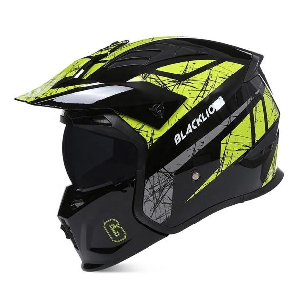 Quality BLD-163-1 ABS Shell Motorcycle Full Face Bluetooth Helmet Versatile for Winter for sale
