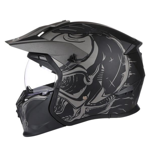 Quality BLD-163-1 ABS Shell Motorcycle Full Face Bluetooth Helmet Versatile for Winter for sale