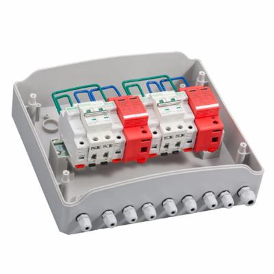 China 18 in 2out 1000vac Monitoring Solar Related Products Pv Array Combiner Box with 15A Rated Current Fuse for sale