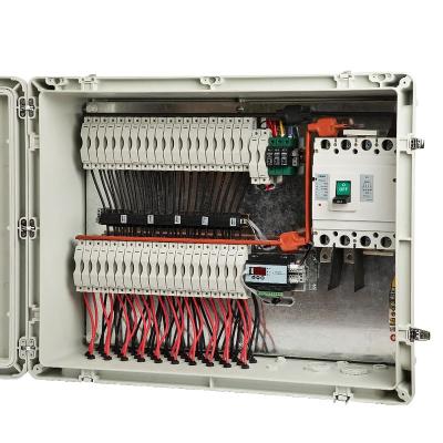China 18 in 2out 1000vac Monitoring Solar Related Products Pv Array Combiner Box with 15A Rated Current Fuse for sale