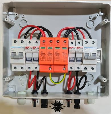 China 18 in 2out 1000vdc Solar Junction Ip65 Pv 4 String Combiner Box avoid damage to fault occurs for sale
