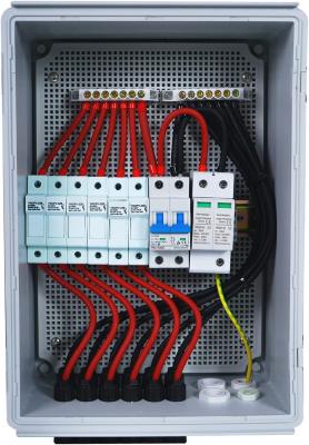 China 18 1out 500vdc Electrical Boxes Pv Combiner Box With 4 In And 1 Out avoid damage to over voltage for sale