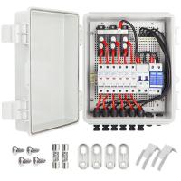 China 14 In 2 Out 500VDC PV Array Combiner Box 2-24 String for Off-Grid Solar Power Generation Systems for sale