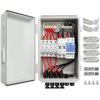 China 14 In 2 Out 500VDC PV Array Combiner Box 2-24 String for Off-Grid Solar Power Generation Systems for sale