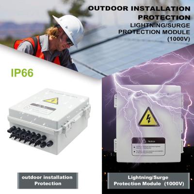 China 36 in 1out 500vac Junction Solar Dc String Pv Combiner Box avoid damage to over current for sale