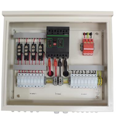 China 34 in 1out 500vdc Junction Related Products Array Dc Solar Combiner Box for photovoltaic on-grid systems for sale