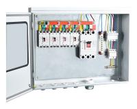 China 14 in 1 Out 500VDC Solar Panel String Combiner Box with 32A PV DC Isolator Switch for sale