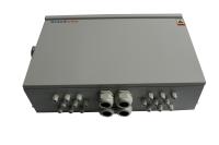 China IP65 PV Combiner Box 1000VDC 4-24 String Solar Array DC Combiner Box for Solar Panel for sale