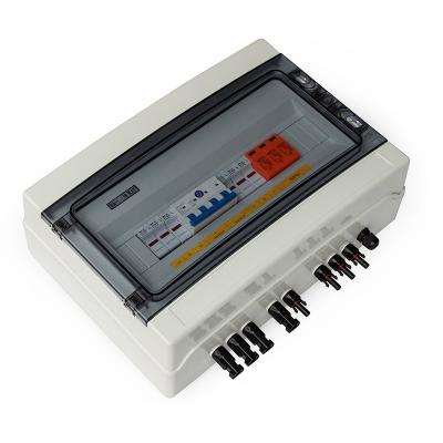 China Dc 1000v 2IN 1OUT 20ka Combiner Box Special Plastic Shell Combination Box For Photovoltaic System for sale