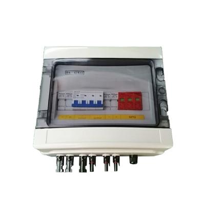 China Grandglow Solar Power System 3 IN 1 OUT 4 IN 2 OUT Photovoltaic PV DC Combiner Box for sale
