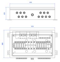 China IP65 PV Combiner Box 1000VDC 1500VDC Single Phase Three Phase Solar String Combiner Box for sale