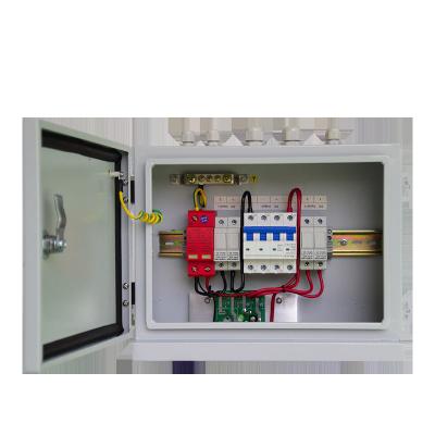 China Lighting Protection Solar Panel Combiner Box 2 In 1 Out High Voltage Resistant for sale