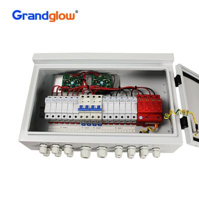China SURGE PROTECTION 1000V 15A  6 STRING PV DC COMBINER BOX FOR SOLAR POWER SYSTEM 6in2out for sale