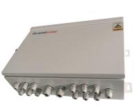 China 6 String PV Combiner Box 6 Input 1 Output IP65 DC500V Electrical Distribution Box for sale