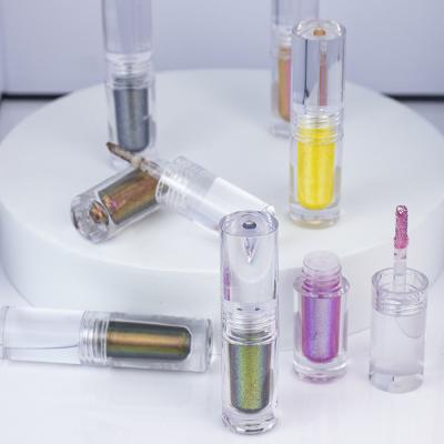 Cina L'eye-liner rapido di trucco dell'occhio di secchezza a base d'acqua/olio ha basato l'ombretto liquido di scintillio in vendita