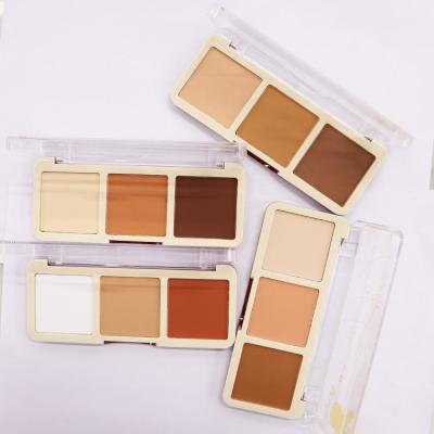 Cina Trucco Matte Contour Powder, tavolozza di colore caldo dell'OEM dell'ombretto di 3 colori in vendita