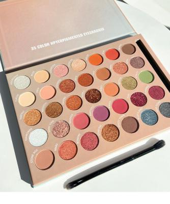 Cina Logo Makeup Contour Palette Natural privato che guarda la tavolozza dell'ombretto di 35 colori pieni in vendita