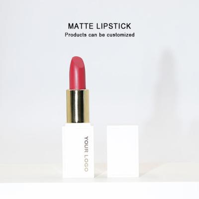 Cina Alto pigmento Matte Lipstick Private Label Long che dura 3 colori in vendita