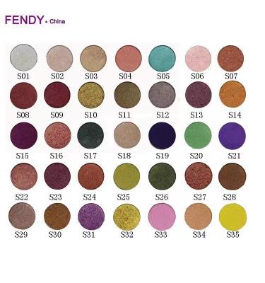 Cina Singola tavolozza Matte Shimmer Eyeshadow di Maquillaje di trucco dell'ombretto DIY in vendita
