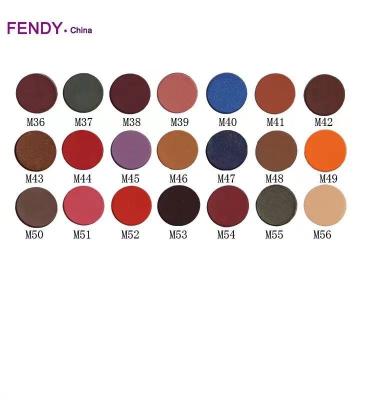 Cina Singola tavolozza Matte Shimmer Eyeshadow di Maquillaje di trucco dell'ombretto DIY in vendita