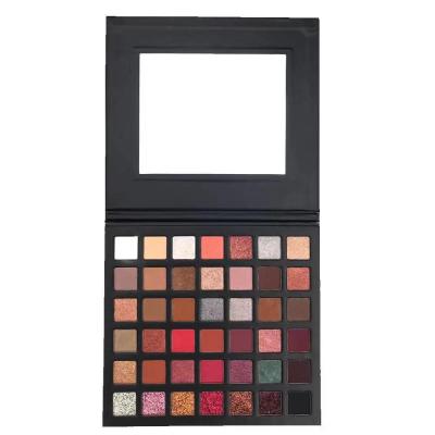 中国 注文の多彩なアイシャドウのパレットの防水42色の正方形の影のマット 販売のため