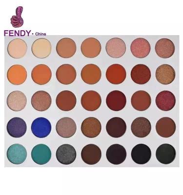 Cina Tavolozza dell'ombretto di colore di trucco 35 dell'ombretto per lableling privato all'ingrosso di trucco in vendita