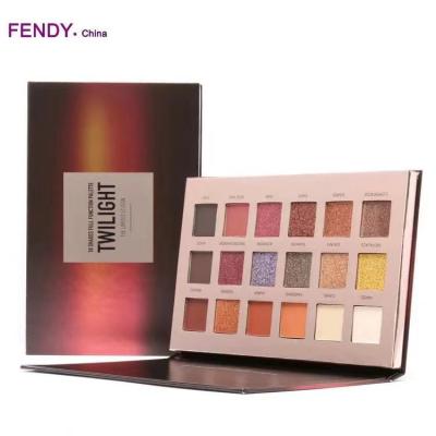 Cina La tavolozza minerale dell'ombretto di trucco, luccica la tavolozza dell'ombretto di 18 colori impermeabile in vendita
