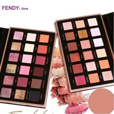 Cina La tavolozza minerale dell'ombretto di trucco, luccica la tavolozza dell'ombretto di 18 colori impermeabile in vendita