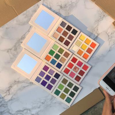 Cina Massimo portatile di colori 180g della tavolozza 9 dell'ombretto di trucco dell'occhio pigmentato in vendita