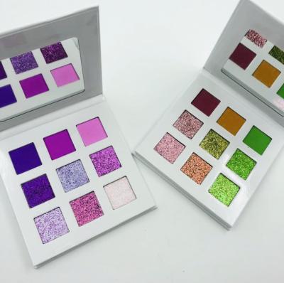 Cina Massimo portatile di colori 180g della tavolozza 9 dell'ombretto di trucco dell'occhio pigmentato in vendita
