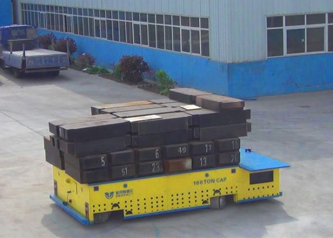 New Style Trackless Handling Bogie-Heavy load steel rail wheels Trackless Transfer Car