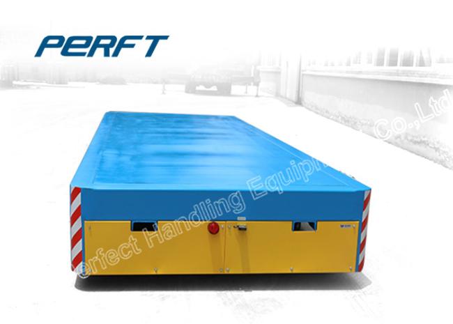 automated trackless electric flat transfer cart for industrial material handling equipment