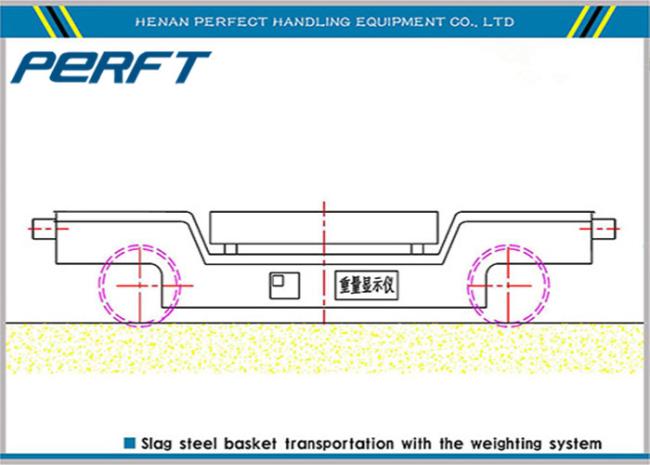  ladle industrial transfer cart to transfer molten steel and can be equipped hydraulic lifting equipment