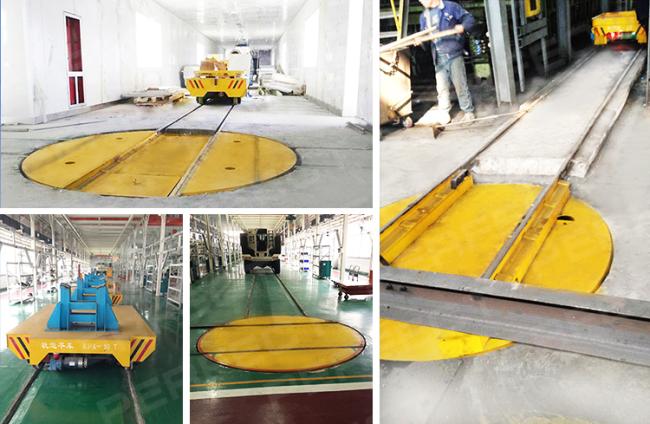360 Degree Rotating Heavy Duty Turntable Material Handling Carts And Trucks