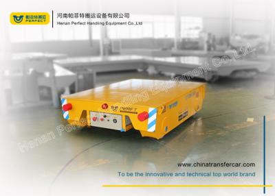 Cina Metallo che passa a batteria del carretto di trasferimento della batteria il carrello ferroviario orientabile di trasferimento sulla ferrovia in vendita