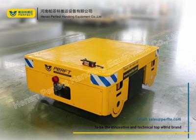中国 10t容量のSGSによってモーターを備えられる物質的な移動のカートの鋳造物鋼鉄車輪 販売のため