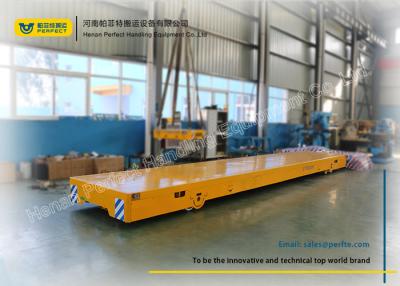 中国 鋼鉄パレット移動は車モーター無軌道の平らなトロッコを扱う鉄道を運びます 販売のため