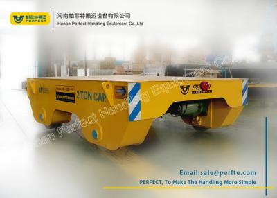 Cina Impianti industriali materiali azionati facili del carretto di trasferimento utilizzati, giallo in vendita