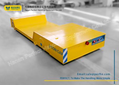 中国 十字湾の物質的な移動のカート、モーターを備えられた床平板の物品取扱いのトロリー 販売のため
