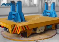 China 16 ton Workshop Rail Material Handling Trailer with Turntable with PLC System for sale