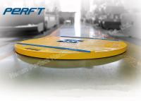 China 16 ton Workshop Rail Material Handling Trailer with Turntable with PLC System for sale