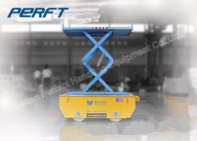 Cina scissor hydraulic lifting rail battery transfer heavy transfer cart in vendita