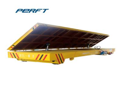 China O equipamento do transporte de materiais da bateria do trilho resistente Scissor o levantamento hidráulico à venda
