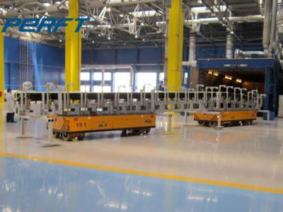 China 20 het tonKoolstofstaal automatiseerde Geleide Voertuigen voor Fabriekspakhuis Materiële Behandeling Te koop