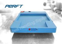 China 30T Flat Bed Industry Material Transfer Cart With Remote And Hand Wireless Control for sale