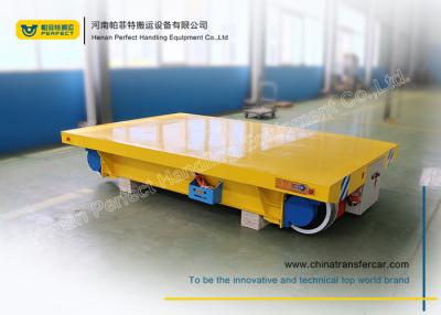 Cina Carretti motorizzati industriale della batteria elettrica da 15 tonnellate con il carretto della ferrovia della Tabella di caricamento in vendita