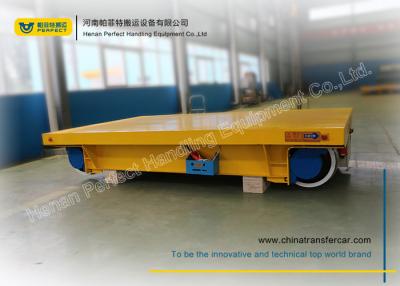 Cina Carretti motorizzati industriale della batteria elettrica da 15 tonnellate con il carretto della ferrovia della Tabella di caricamento in vendita